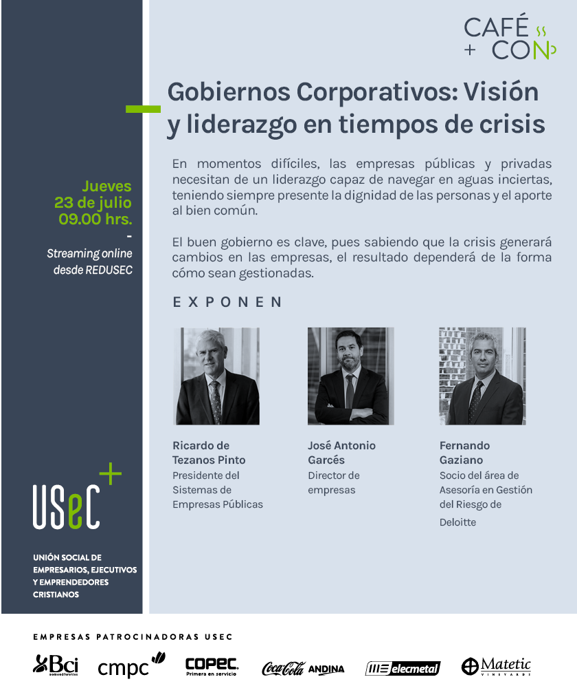 Café Con N°3 2020: “Gobiernos Corporativos: Visión y liderazgo en ...